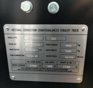 How to Read the Forklift Load Capacity Chart | Your most practical ...